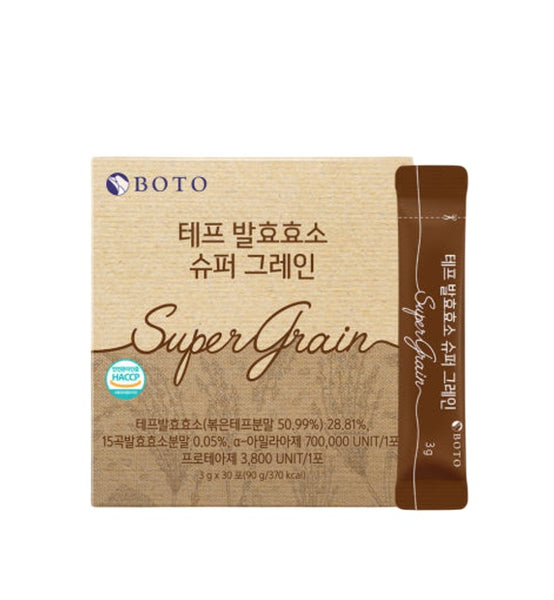 [BOTO] TEFF Fermented Enzyme Super Grain 30sticks | The best Health ...