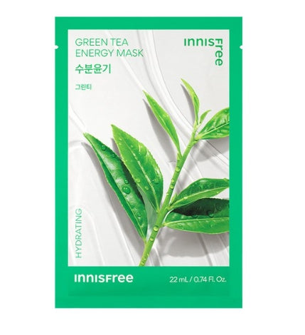 [Innisfree] Green Tea Energy Mask 22ml | The best Skin Care Masks ...