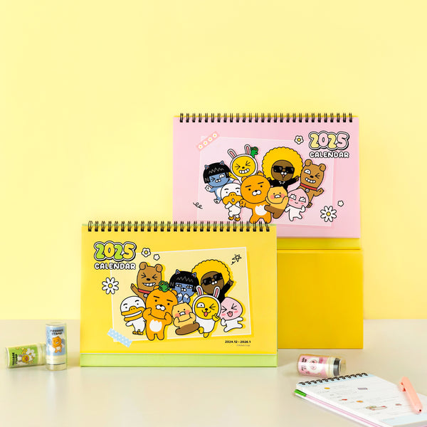 [Kakao Friends, Little Friends] Say Cheese 2025 Basic Desk Calendar ...