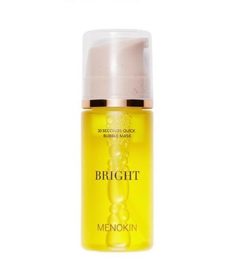 [MENOKIN] 30 Seconds Quick Bubble Mask #BRIGHT 95ml | The best Skin ...
