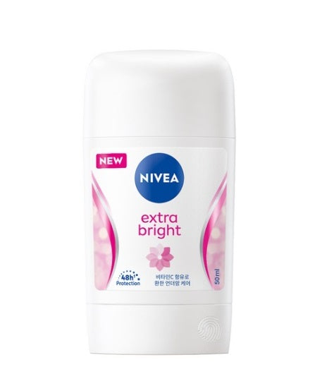 [NIVEA] Extra Bright Deodorant Stick 50ml | The best Deodorant – HOLIHOLIC