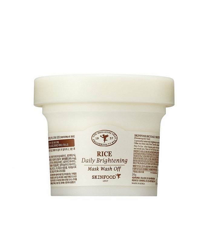 [SKINFOOD] Rice Daily Brightening Mask Wash Off 210g | The best Skin ...