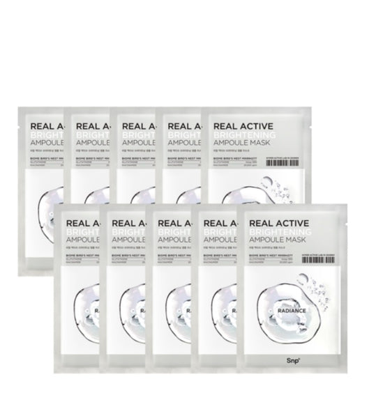[SNP] Real Active Brightening Ampoule Mask 10P | The best Skin Care ...