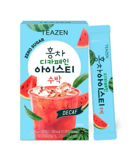 [TEAZEN] Decaffein Watermelon Ice Tea 10 Sticks | The best Tea ...