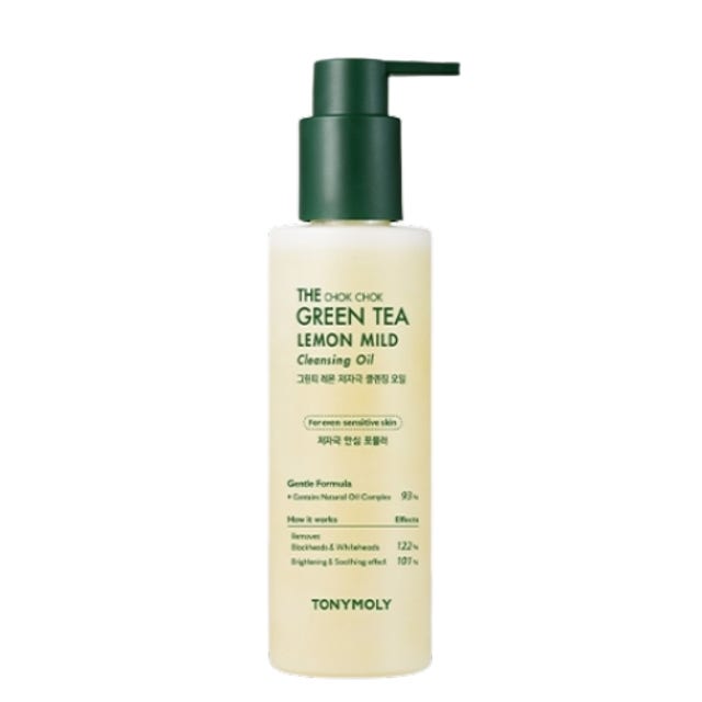 [TONYMOLY] The Chok Chok Green Tea Lemon Mild Cleansing Oil 200ml ...