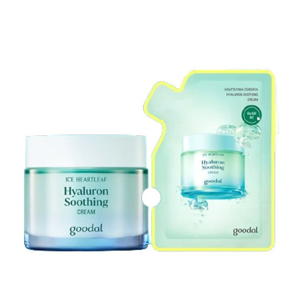 [goodal] Heartleaf Hyaluron Soothing Cream 75ml + Refill Set | The best ...