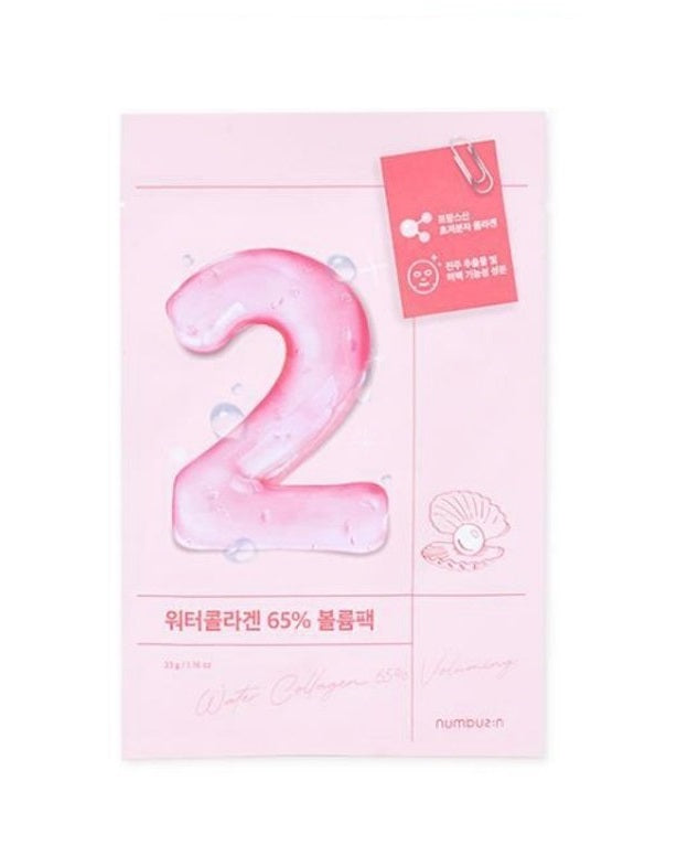 [numbuzin] No. 2 Water Collagen 65% Voluming Mask Sheet 5ea | The best Skin Care Masks & Peels ...