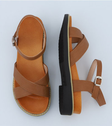 [Handmade] Cross Strap Comfort Sandal | The best Shoes – HOLIHOLIC