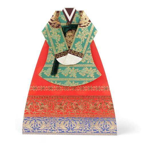 Hanbok Message Card – Queen | The best Stationery – HOLIHOLIC