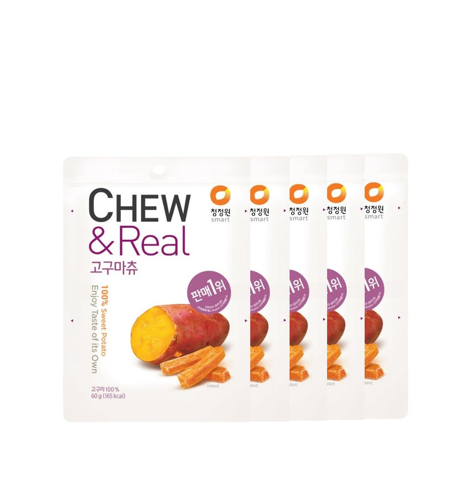 [Chung Jung One] Chew & Real Sweet Potato 5 Packs | The best Snack ...