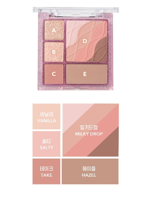 [Colorgram] Multi Cube Palette 5 Colors | The best Face Makeup – HOLIHOLIC