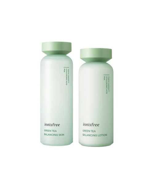 [Innisfree] NEW Green Tea Balancing Skincare Set | The best Lotion ...