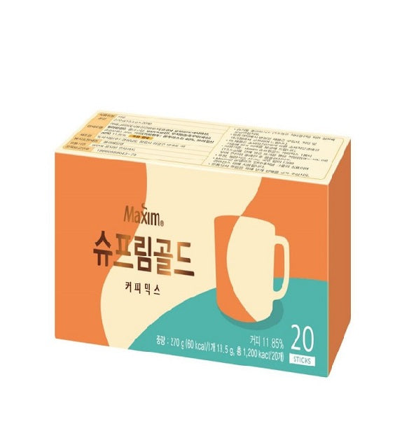 [Maxim] Supreme Gold Coffee Mix 20 Sticks | The best Food Items – HOLIHOLIC