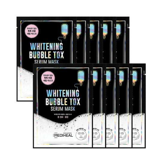 [Mediheal] Whitening Bubble Tox Serum Mask Sheet 10p | The best Masks ...