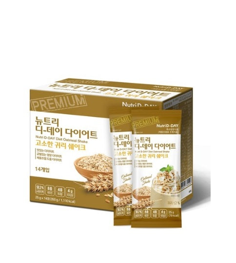 [Nutri D-Day] Diet Shake Oatmeal Flavor 14packs | The best Health ...