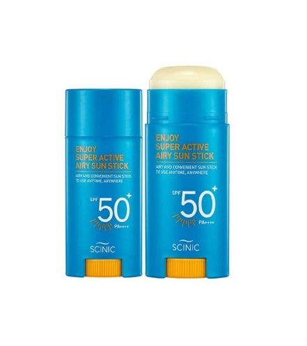 [SCINIC] 1+1 Enjoy Super Active Airy Sun Stick SPF50+ PA++++ 15g | The ...