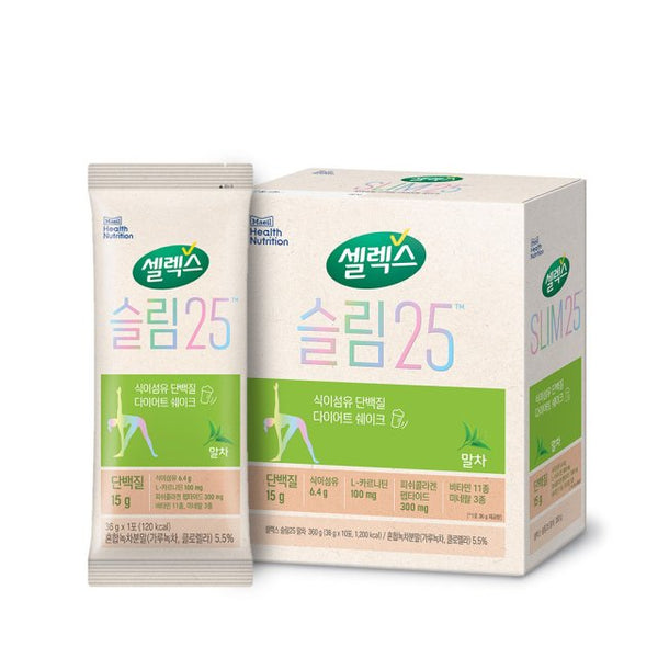 [Selex] Slim25 Diet Shake #Matcha Flavor 10packs | The best Health ...